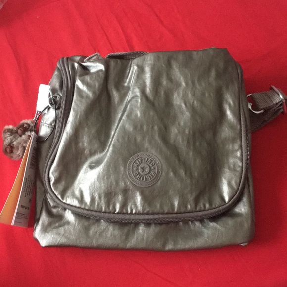 Kipling | Bags | Kipling Metallic Bronze Lunch Bag | Poshmark